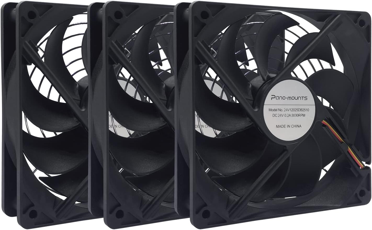 Amazon.com: Delta 120mm High CFM Fan AFB1224SHE 24V DC 120mm 3Pin 2 ...
