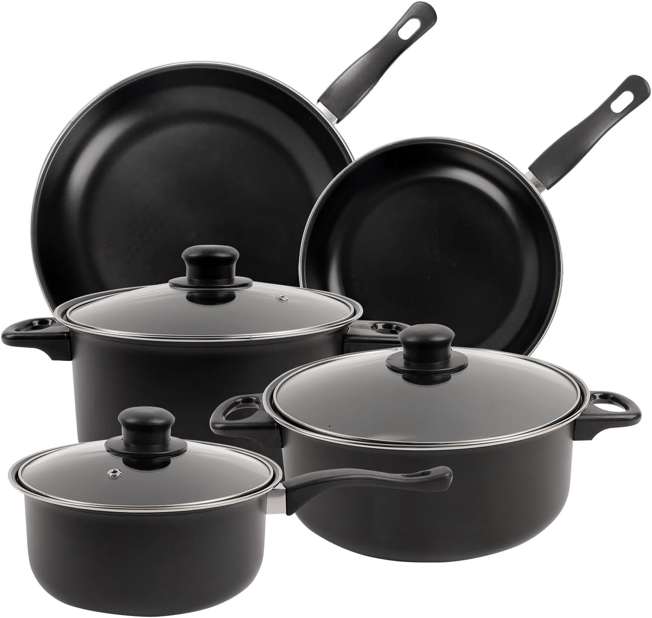 Alivio 5-Piece Non-Stick Pot Set Versatile Cookware for Every Kitchen ...