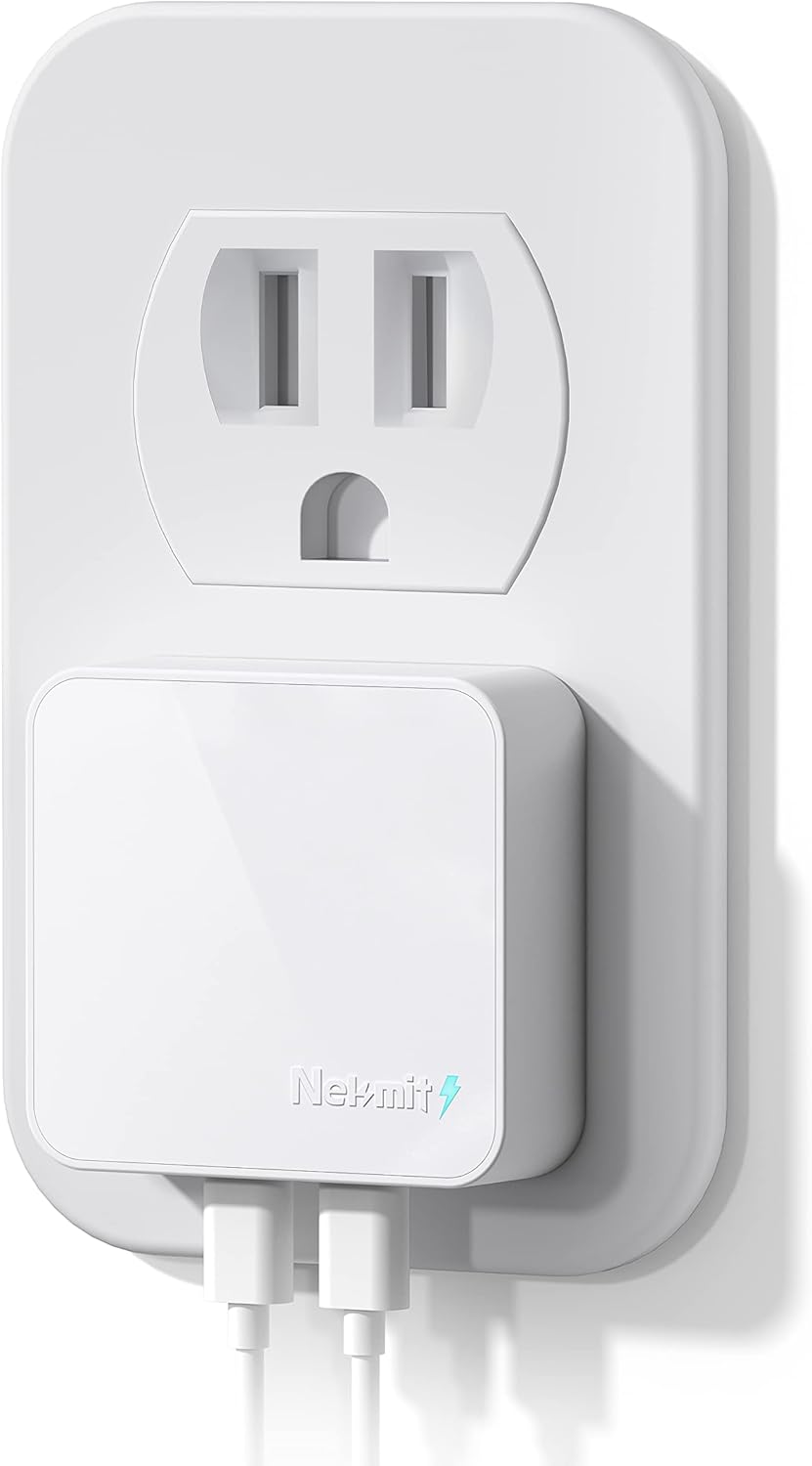 Amazon.com: Nekmit Dual Port USB C Wall Charger, 40W PD Fast Charging ...