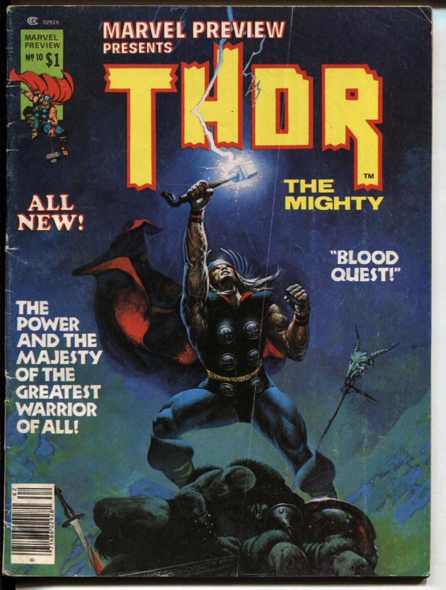 Amazon.com: MARVEL PREVIEW #10-comic magazine-1975-THOR-VG : N/A, N/A ...