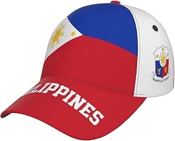 DABOYOZHZH Philippines Flag Philippinese Baseball Cap Full Print Adult ...