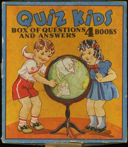 Quiz Kids (1941 Radio Show) "Box of Questions & Answers" (contains 4 ...