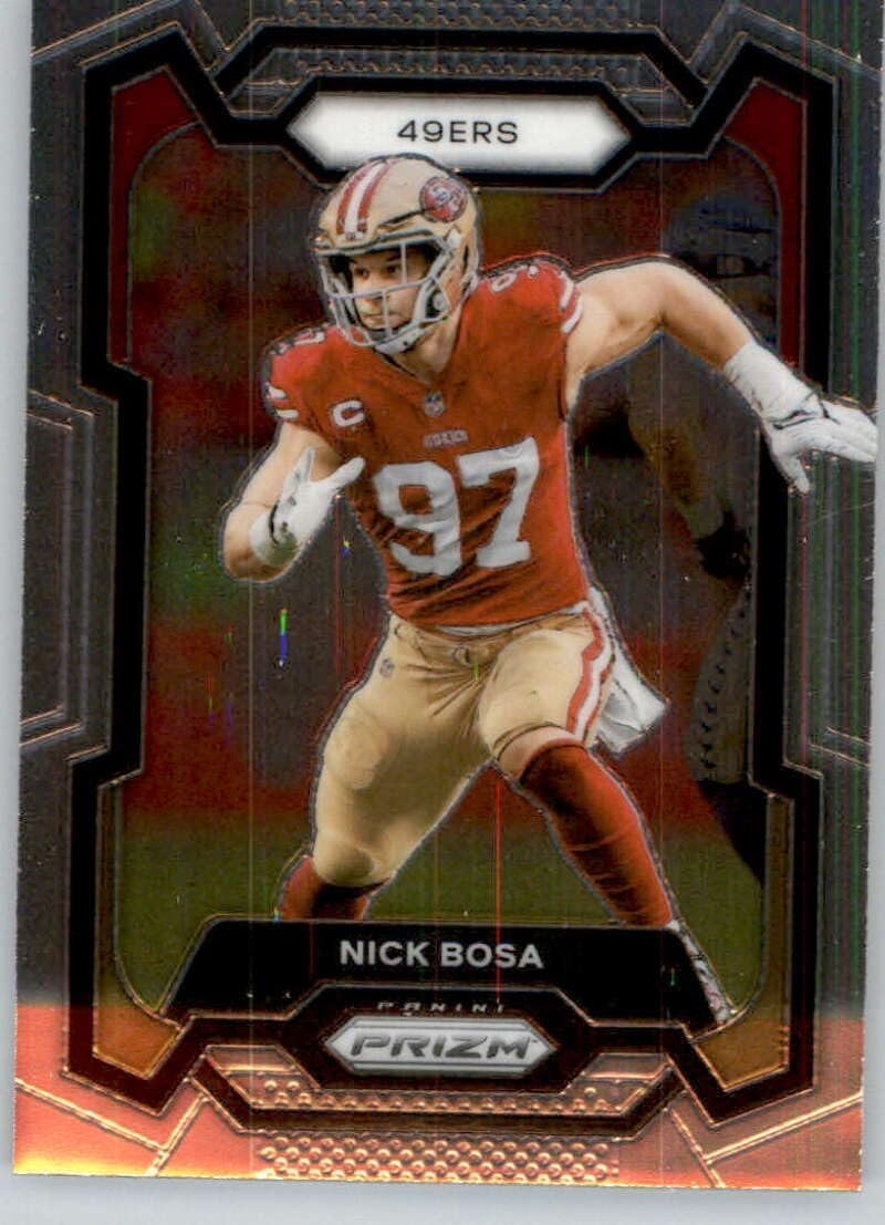 2023 PANINI PRIZM #272 NICK BOSA SAN FRANCISCO 49ERS FOOTBALL OFFICIAL ...