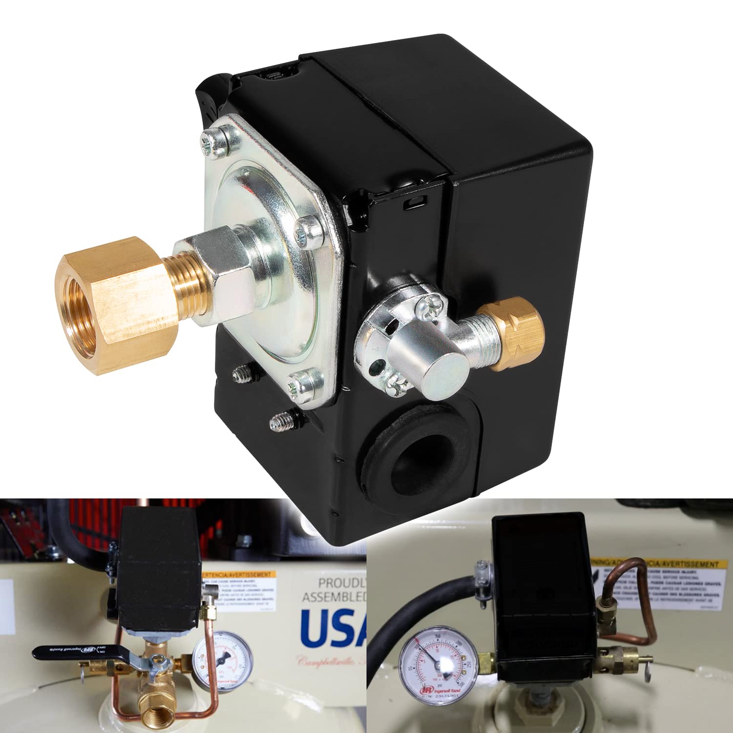 Amazon.com: 23474661-C Pressure Switch- W/Unloader Valve and On/Off ...