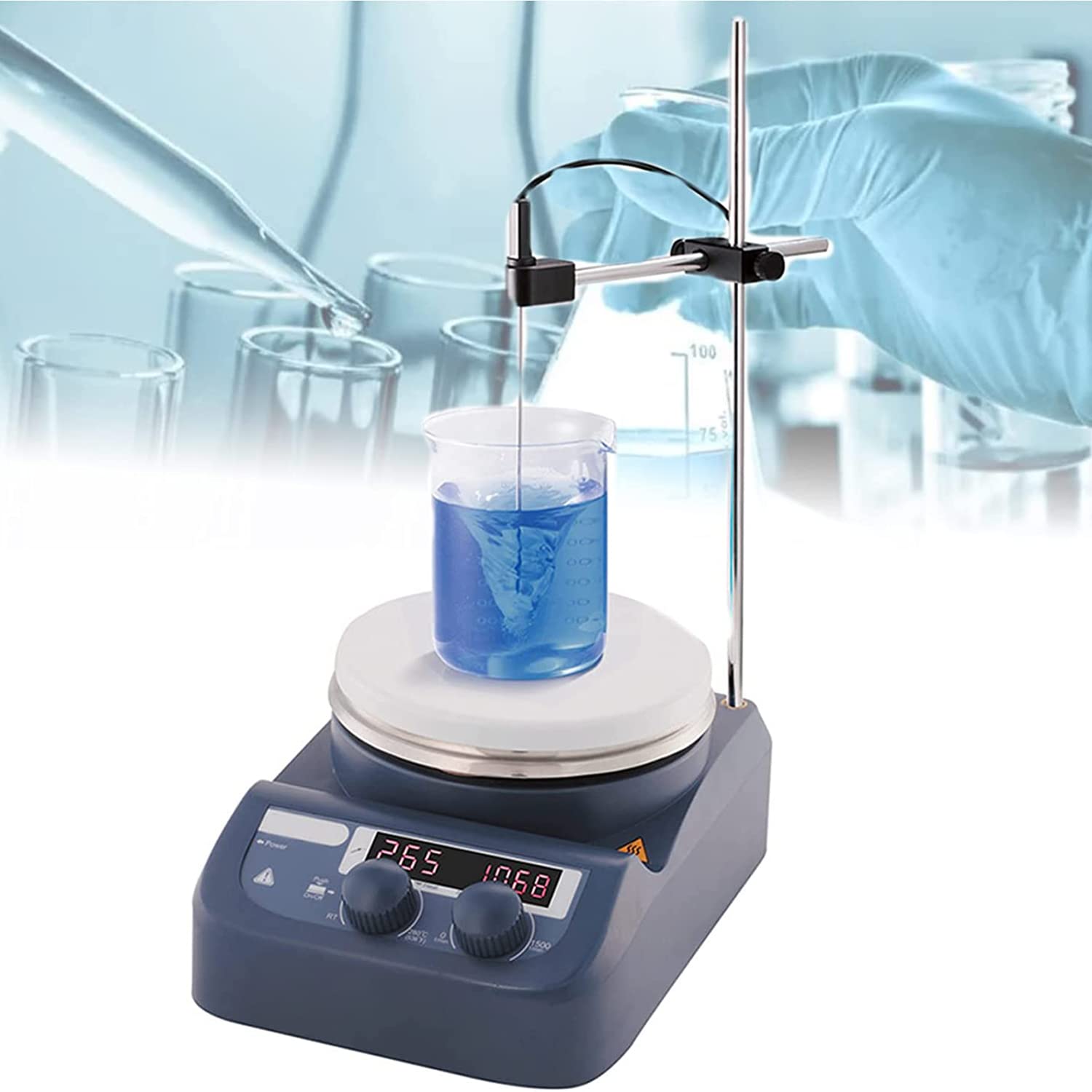 Buy YHUEGH Magnetic Hotplate Stirrer, 3L Magnetic Stirrer with Magnetic ...