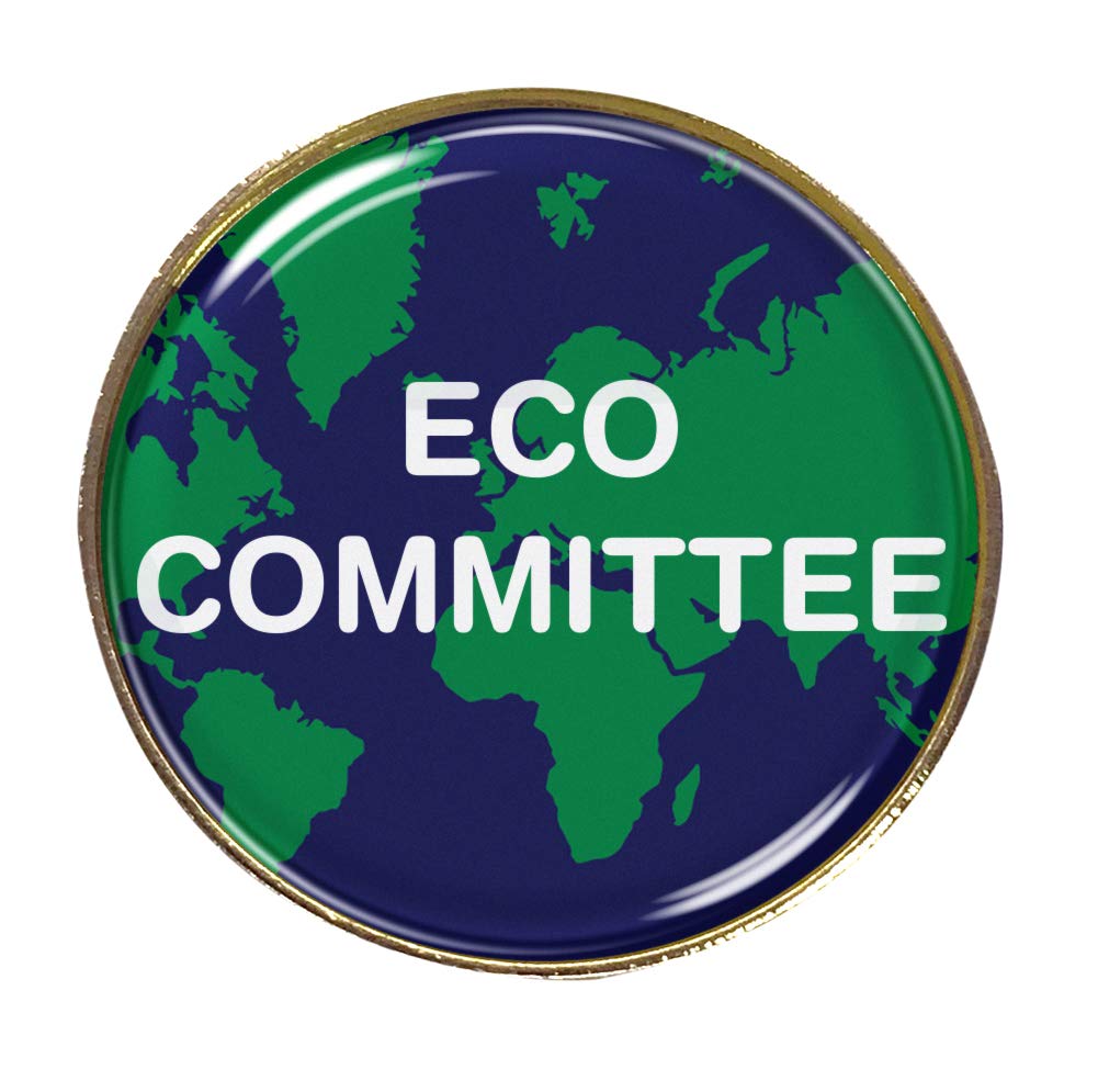 Capricornone Pack of 20 Eco Committee 27mm Round School Badges (Gold ...