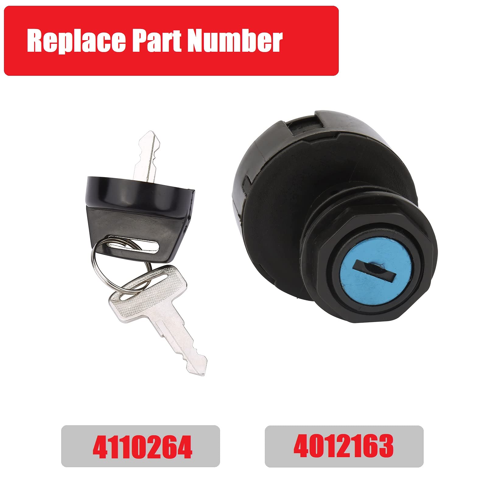 Snapklik.com : 4 Pin Ignition Key Switch For Polaris Sportsman 335 400 ...