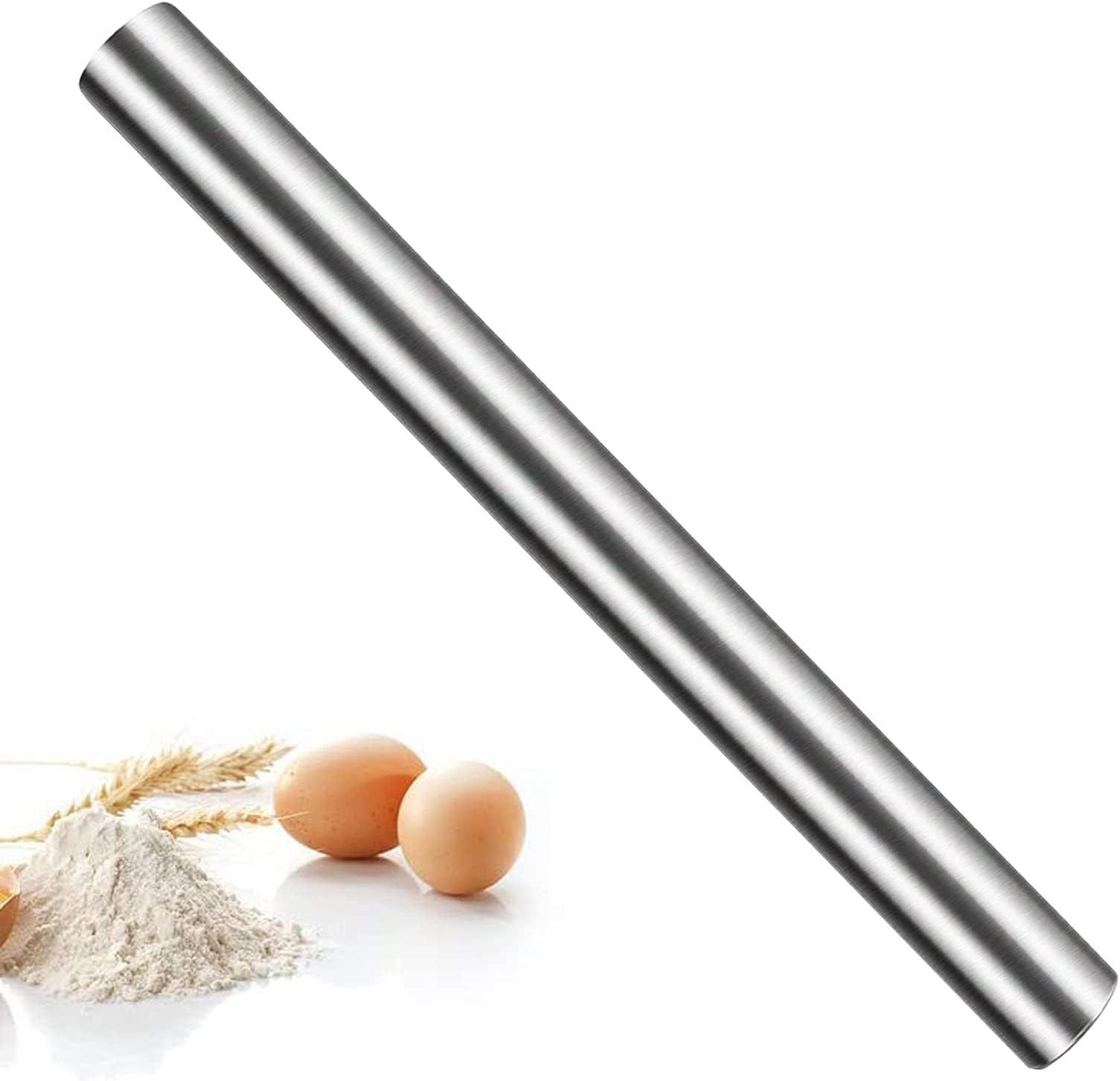 Amazon.com: Norpro Stainless Steel Rolling Pin: Home & Kitchen