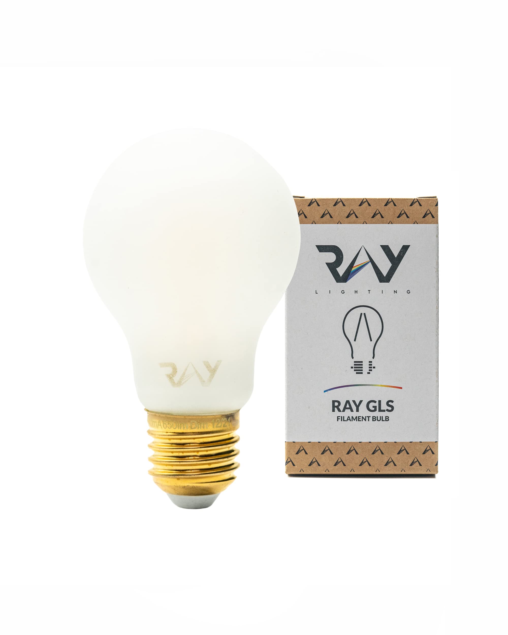 Ray GLS/A60 E27 in Frosted White. Full Spectrum Colour LED Light Bulb ...