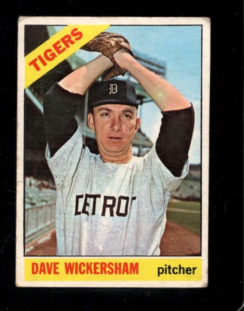 Amazon.com: 1966 Topps # 58 Dave Wickersham Detroit Tigers (Baseball ...