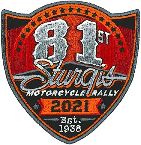 Amazon.com: 2018 Sturgis Rally 78th Anniversary Logo Biker Rally Patch