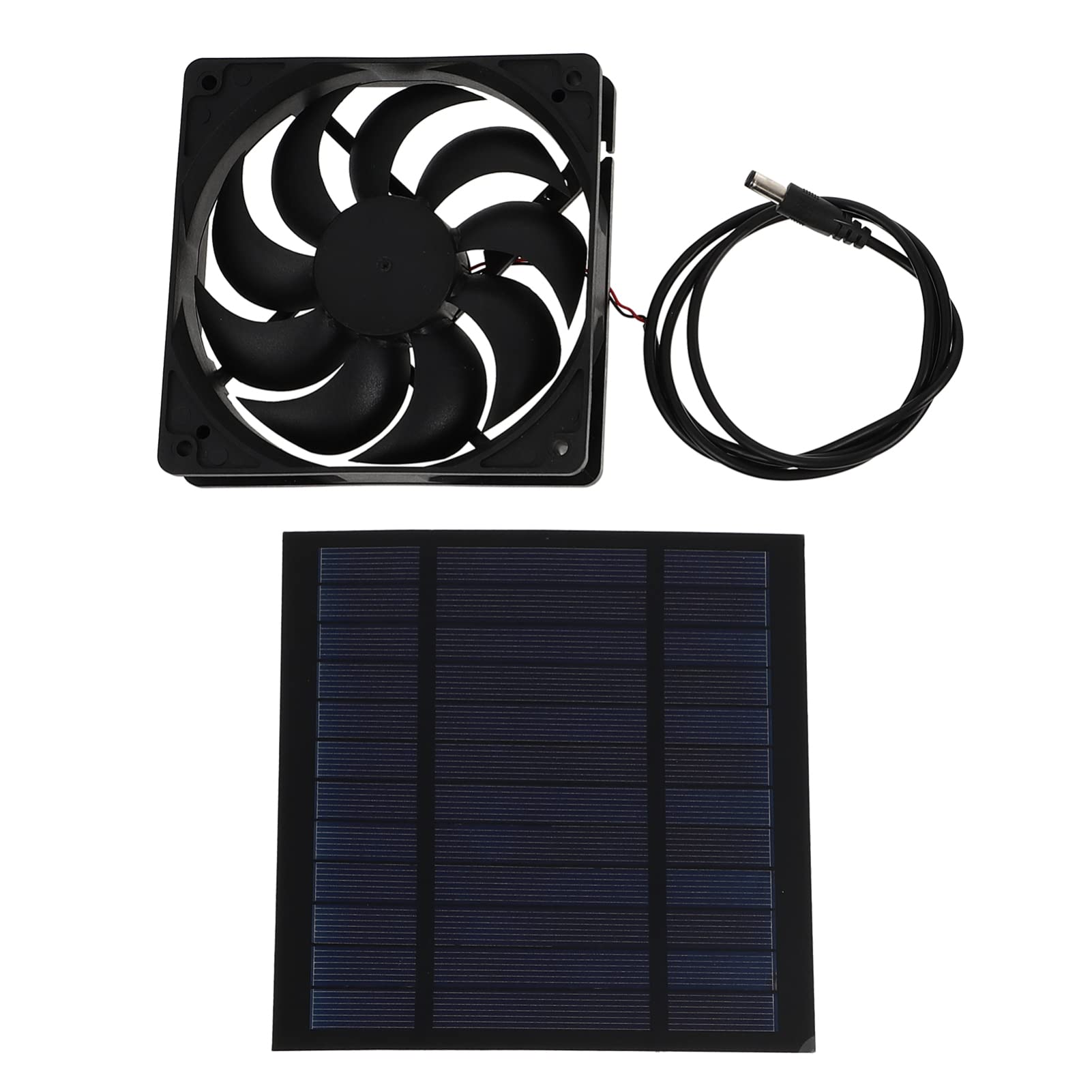 Buy 1 Set Solar Panels Mini Solar Fan Solar Attic Fish Tank Cooling Fan ...