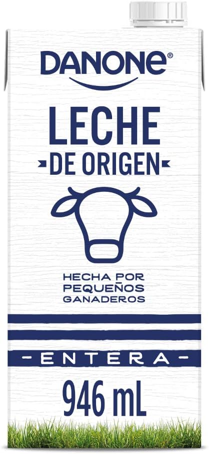 Danone Leche de Origen Entera de Calidad Artesanal Tetra Pak 12 Cajas ...