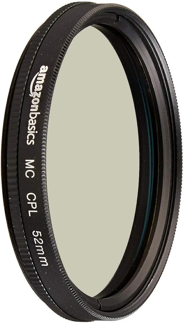 Amazon.com : Amazon Basics Circular Polarizer Camera Lens Filter - 52 ...