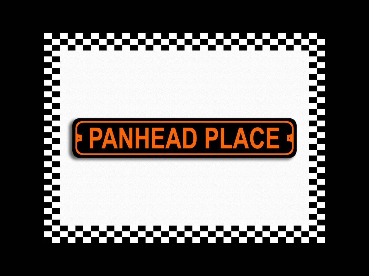 Amazon.com: Panhead Place Novelty Metal Harley Street Sign 3x18 : Home ...