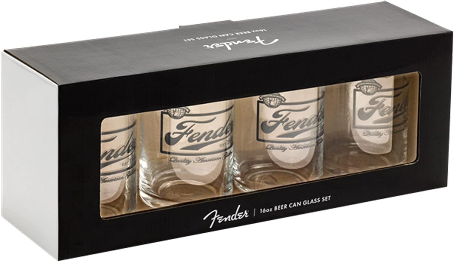 Amazon.com: Fender 16oz Beer Can Glasses : Home & Kitchen