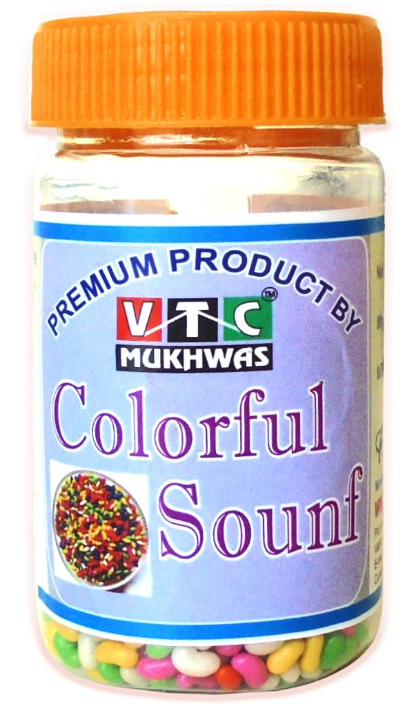 VTC MUKHWAS Sugar Coated Fennel Seeds, Fennel Candy, Sugar Coated Saunf ...