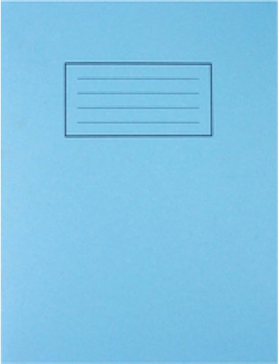Silvine Exercise Book Ruled and Margin Paper 80 Pages Blue 229 x 178 mm ...