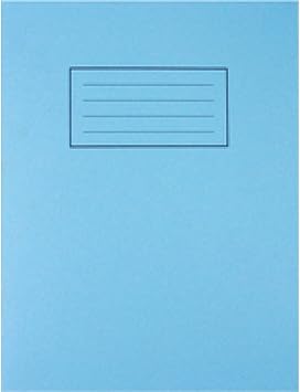 Silvine Exercise Book Ruled 229x178mm Blue (Pack of 10) : Amazon.co.uk ...