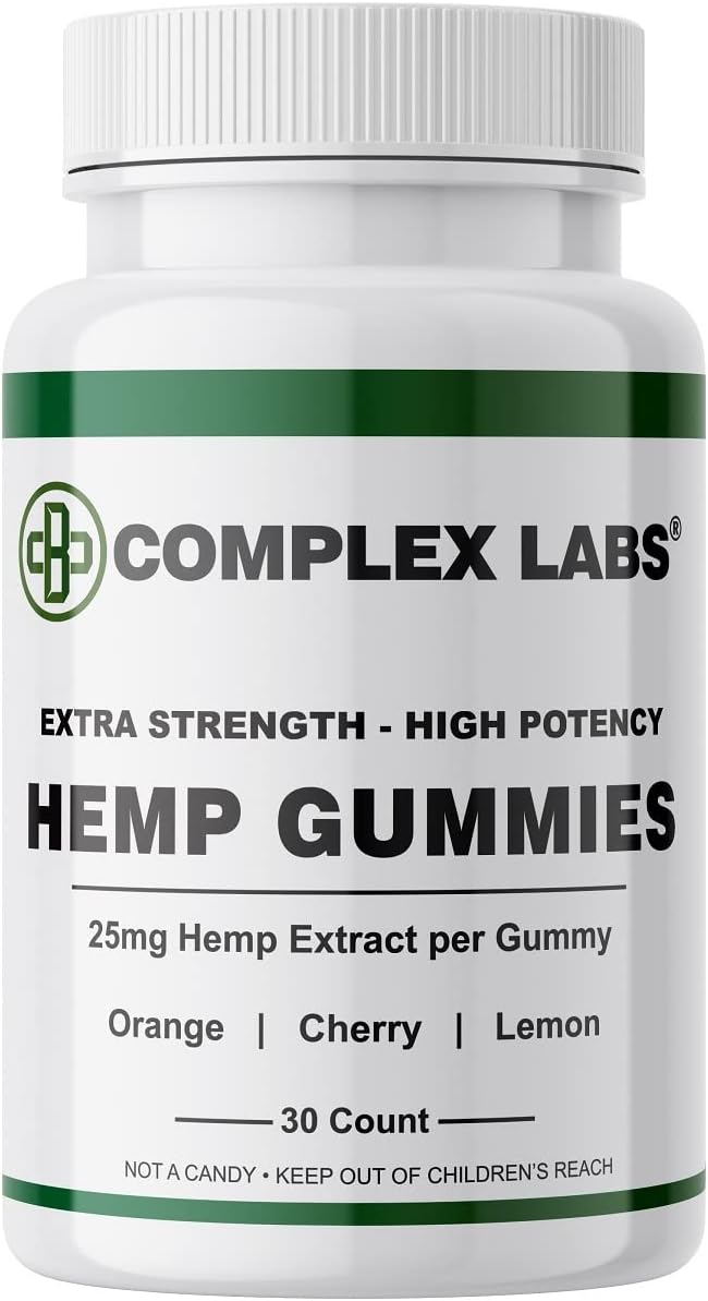 Amazon.com: Hemp Gummies - Pure Hemp Extract 25mg per Gummy - American ...