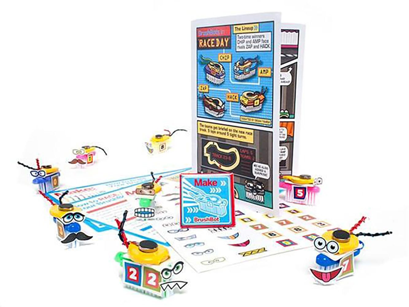 Amazon.com: Make: BRUSHBOT Party Pack Make: Brushbot STEM Party Pack ...