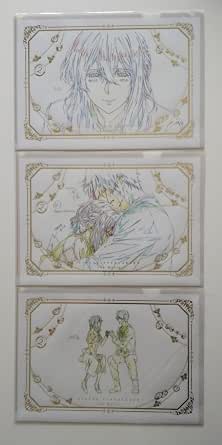 Amazon.co.jp: Violet Evergarden Movie Keyframe Clear File Gold Set of 3 ...