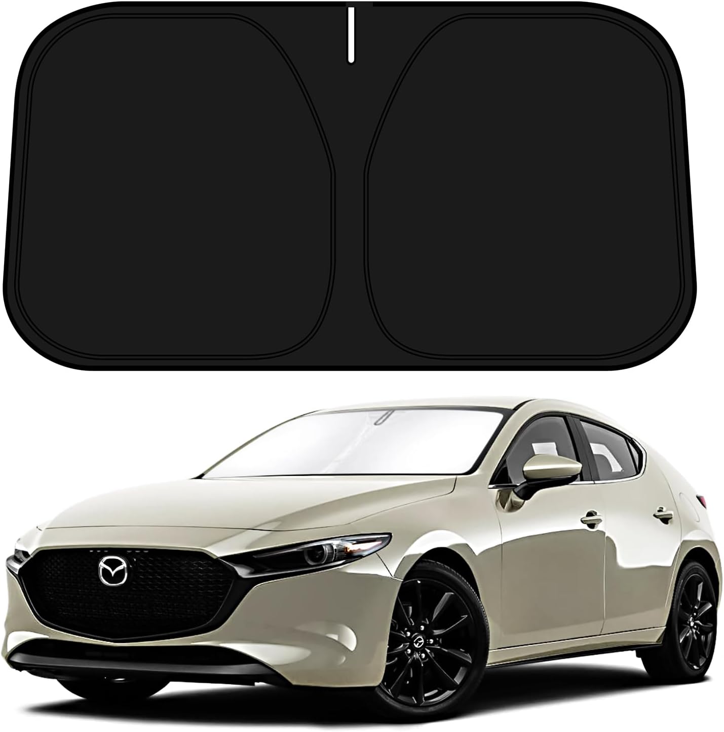 D-Lumina Windshield Sun Shade for 2019-2023 Mazda 3 Accessories Mazda3 ...
