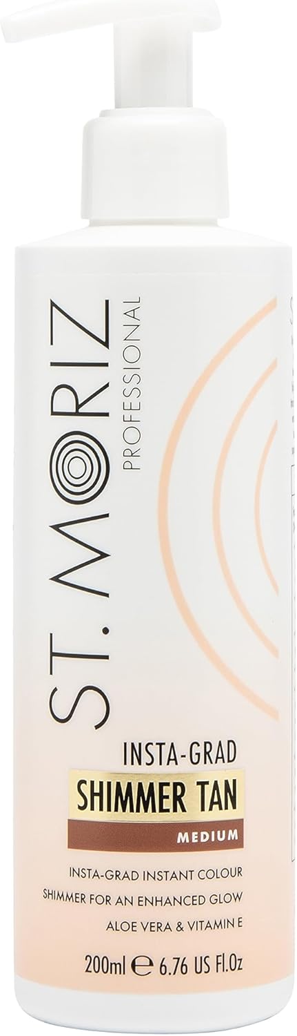 St Moriz Professional Insta-Grad Shimmer Tan | Illuminating & Bronzing ...