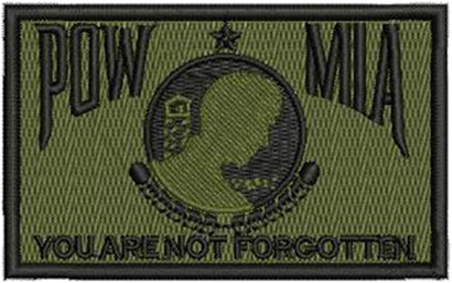 Amazon.com: POW MIA You are Not Forgotten Embroidered Patches ...