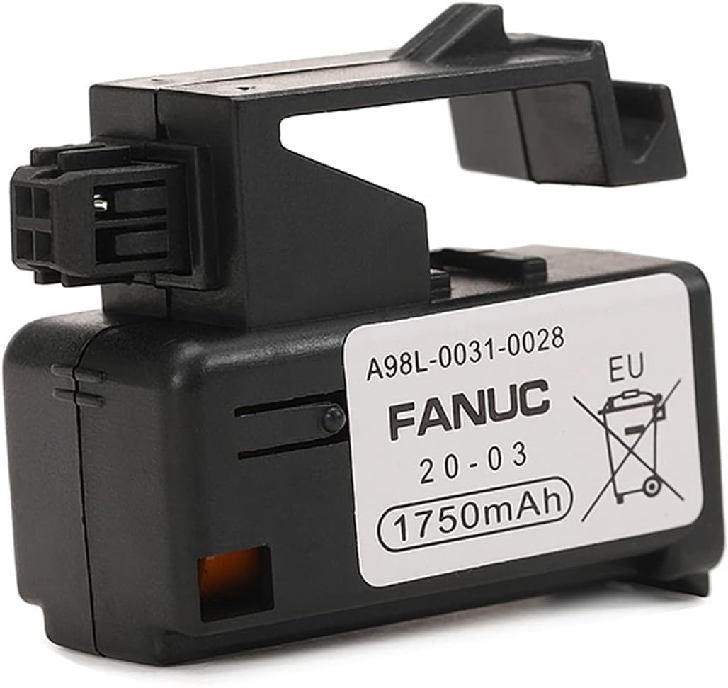Amazon.com: POWCAMAH 1-Pack FANUC A98L-0031-0028 3V 1750mAh PLC Battery ...