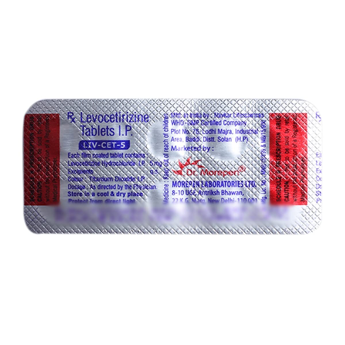 LIV-CET 5mg - Strip of 10 Tablets : Amazon.in: Health & Personal Care