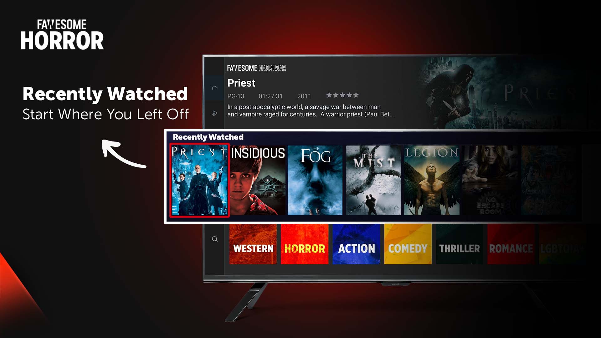 Horror Movies & TV by Fawesome - App on Amazon Appstore