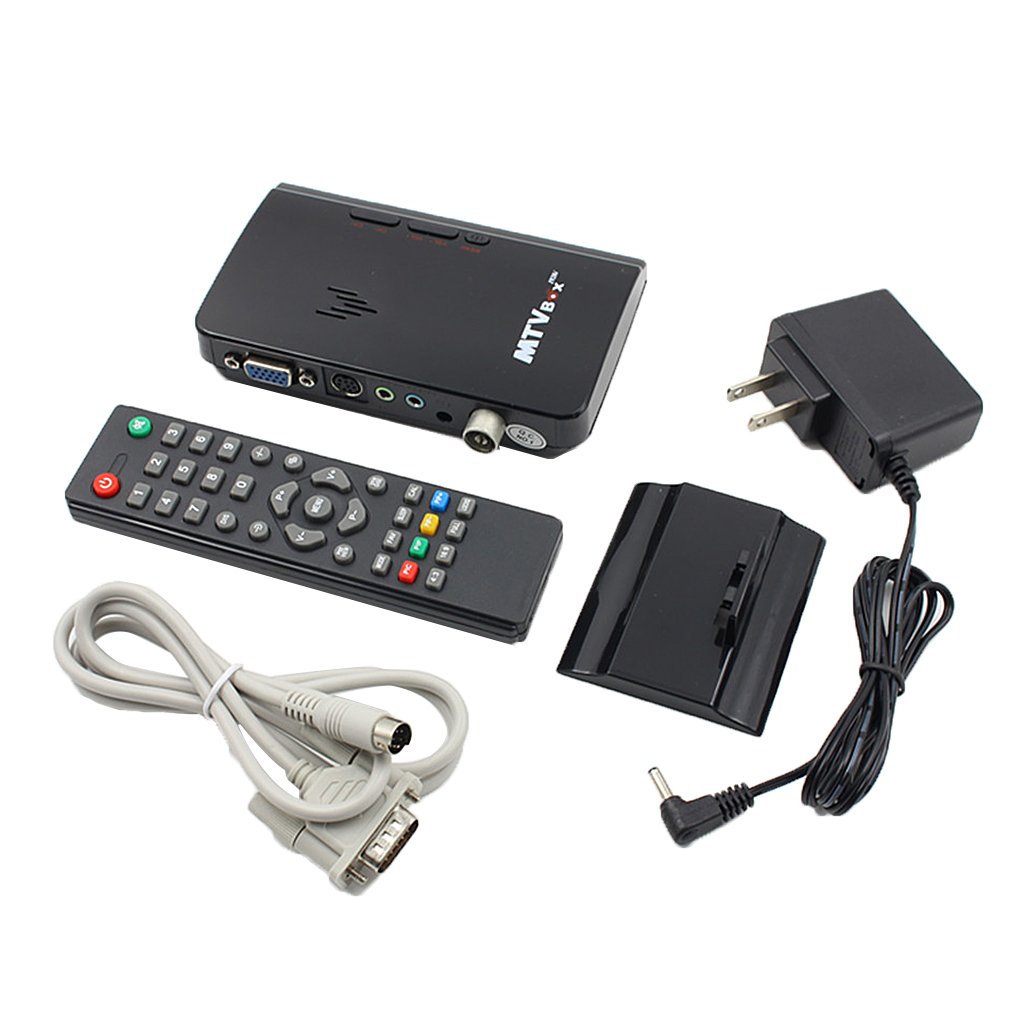 UJEAVETTE® LCD Vga External Tv Pc Box Digital Program Receiver Tuner ...