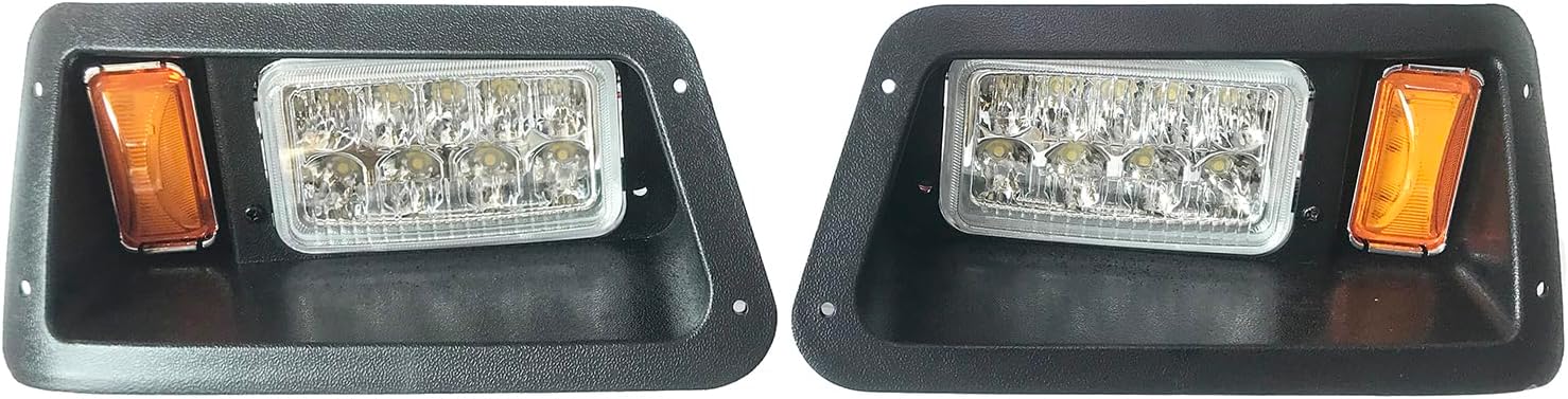 Amazon.com: Golf Cart LED Headlight compatible with Yamaha G14, G16 ...