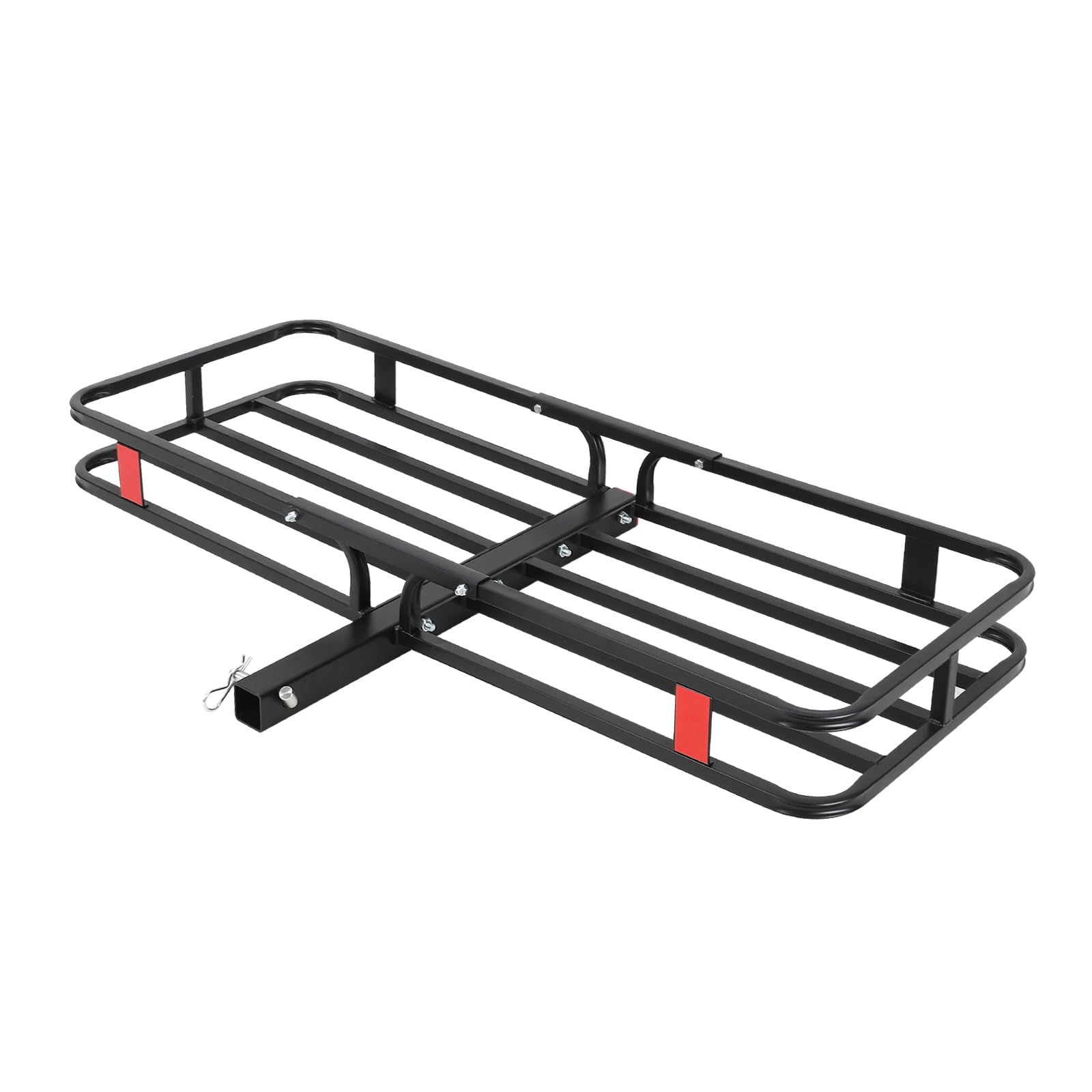 Snapklik.com : 500 Lbs Capacity Hitch Mount Cargo Carrier Basket ...