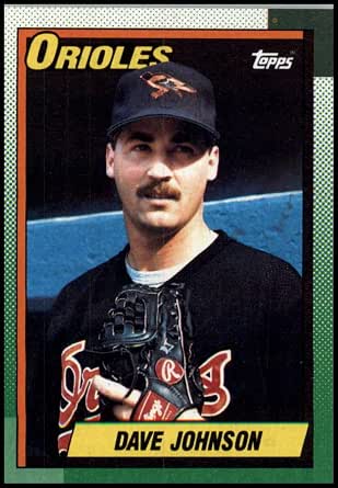 Amazon.com: 1990 Topps Baseball #416 Dave Johnson RC Rookie Card ...