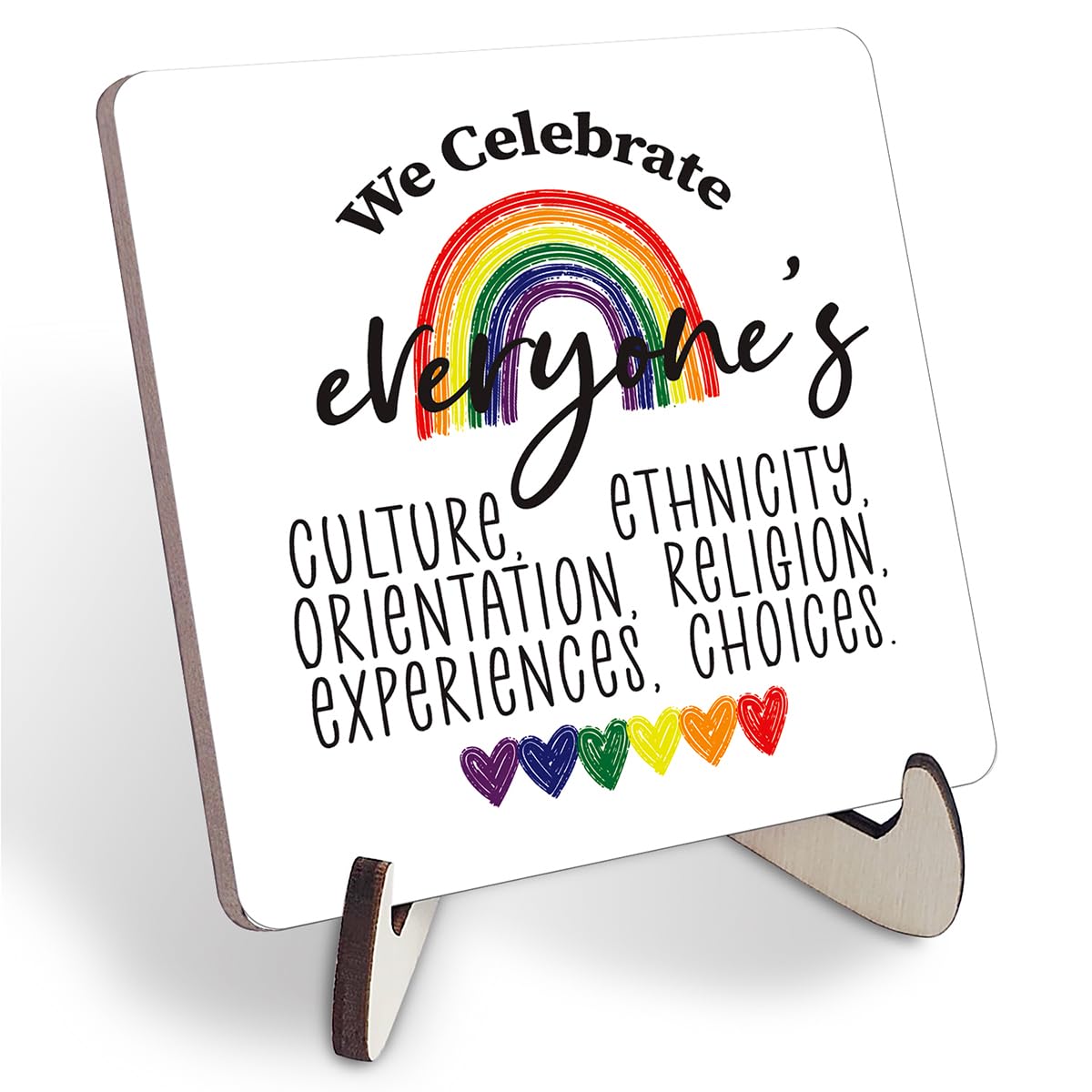 Amazon.com: Inspirational Diversity Classroom Office Desk Decor ...