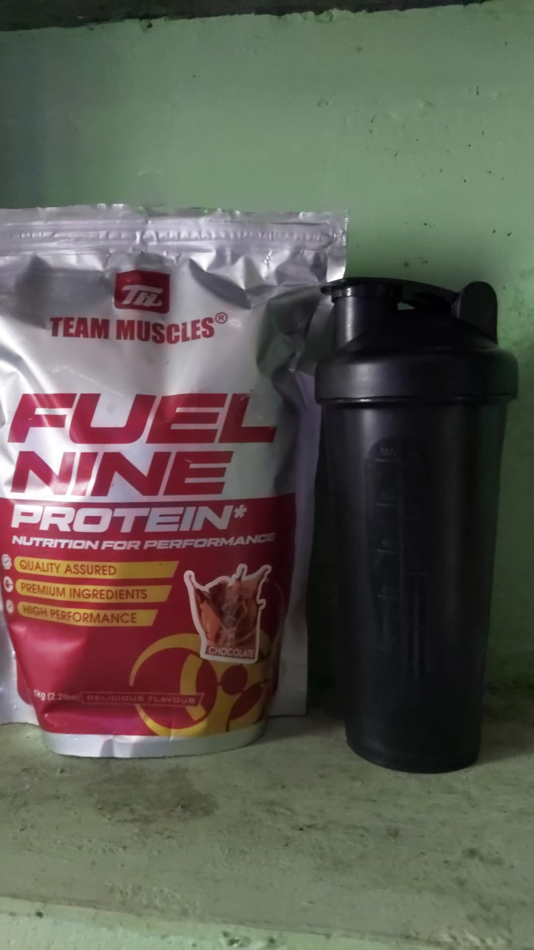 TM WITH TEAM MUSCLES Fuel Nine Whey Protein-1 Kg|Whey Protein|Gold Whey ...