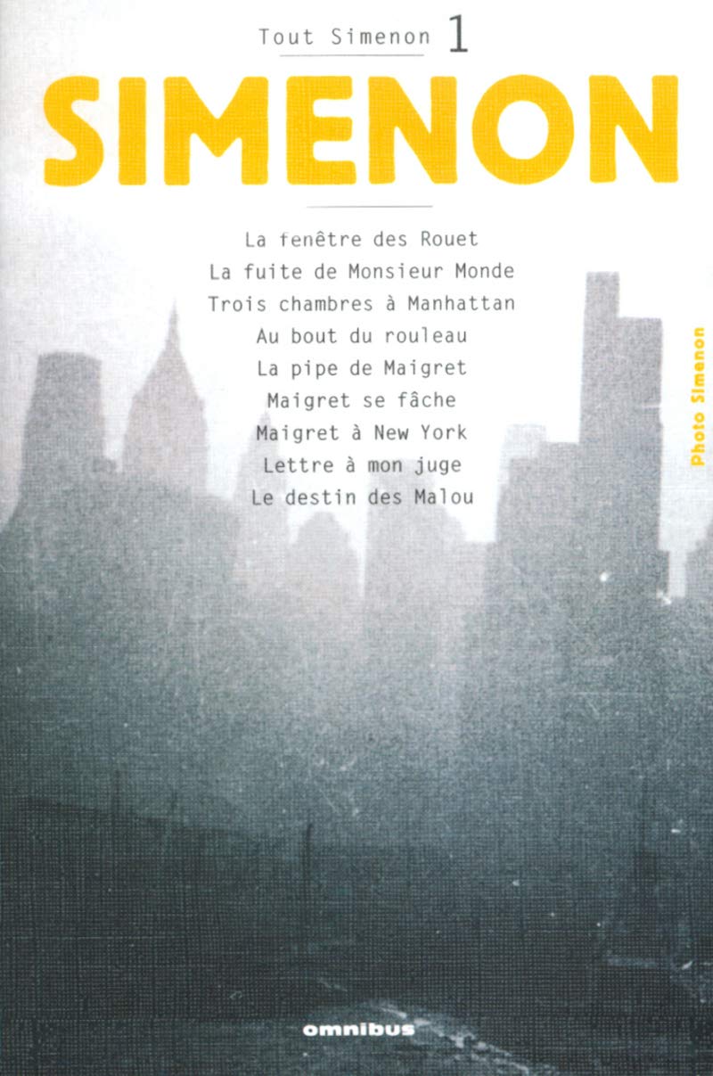 Tout Simenon, tome 1 : Simenon, Georges: Amazon.fr: Livres
