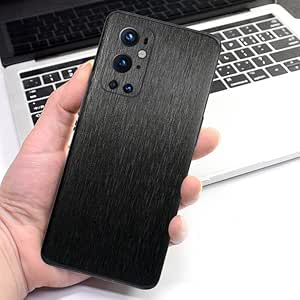 Amazon.com: for OnePlus 9 9R 8 8T Pro Back Rear Brushed Metal Decal ...