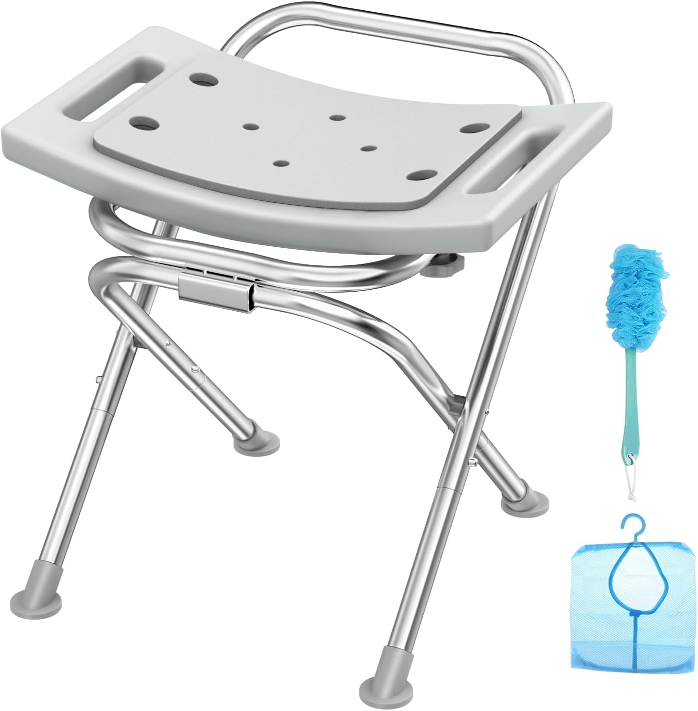 Amazon.com: SUKONG Shower Chair Wall Mounted, Fold Away Shower Seats ...