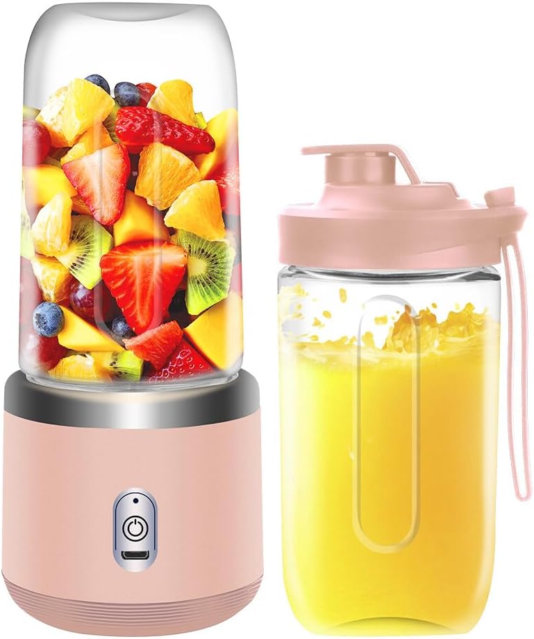 EBKCQ Blender Portable Smoothie Mixer, Mixeur Rechargeable USB Portable ...