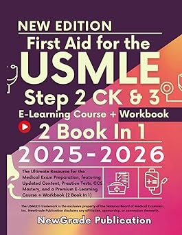 First Aid for the USMLE Step 2 CK & 3 2025-2026: The Ultimate Resource ...