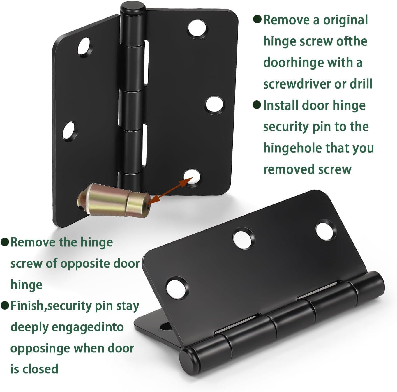 Door Hinge Security Screws, Tamper Resistant Door Nepal | Ubuy