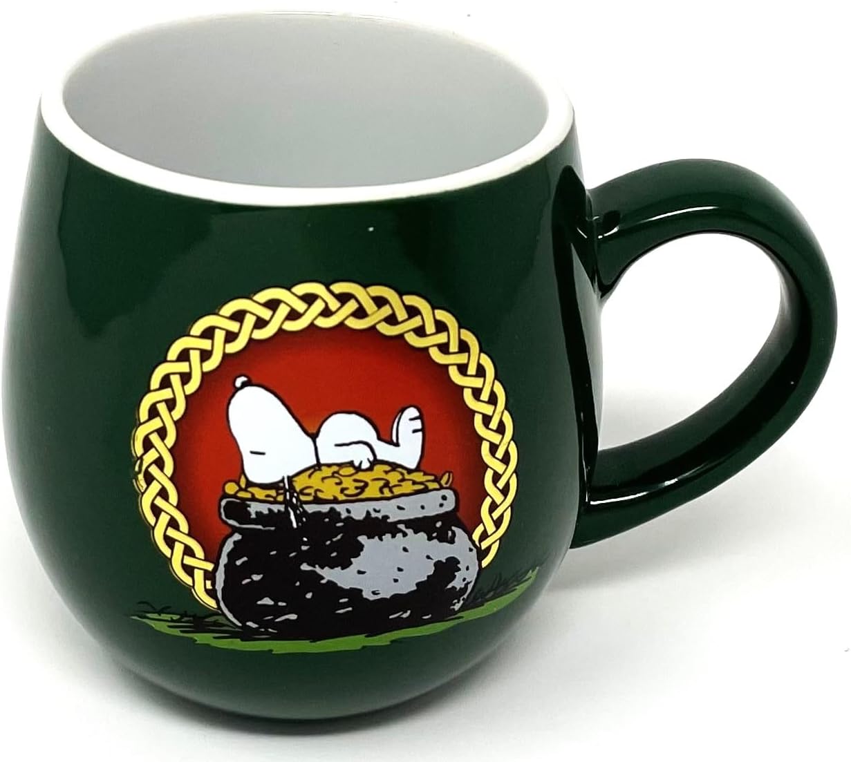 Amazon.com: Designware 2021 St. Patrick's Day Dark Green Ceramic Pot of ...