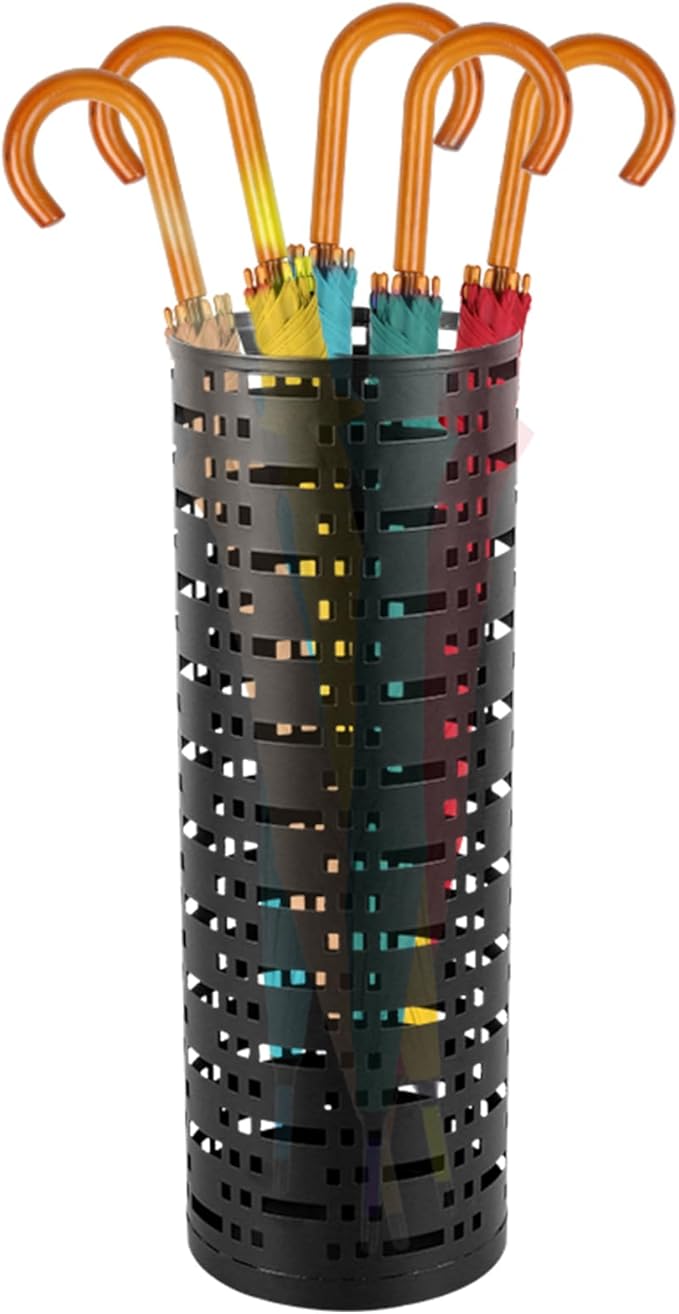 Pcapzz Metal Umbrella Stand Rack Free Standing Umbrella Holder Bin ...
