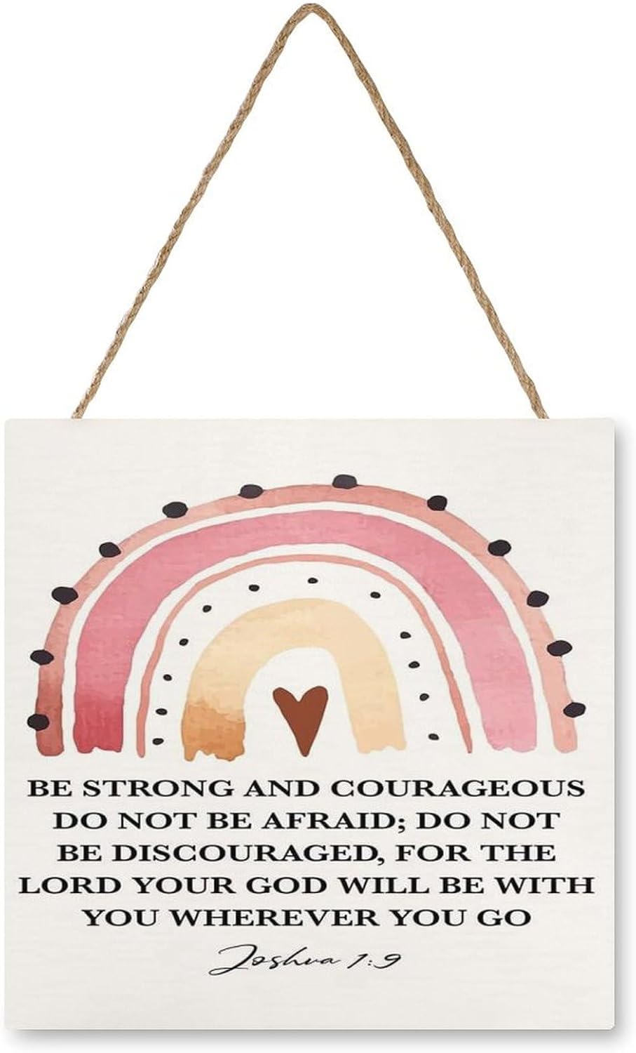 Amazon.com: Inspirational Wall Art Be Strong And Courageous Do Not Be ...