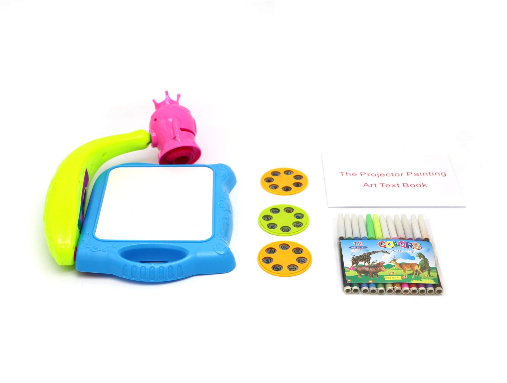 Buy Toyzabo Kids Art Set Projector Smart Tracing Drawing Kit Light ...