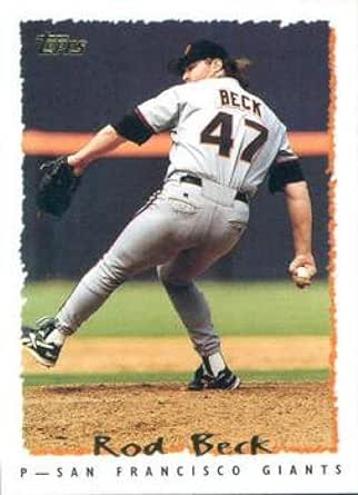 Amazon.com: Baseball MLB 1995 Topps #417 Rod Beck VG Giants ...