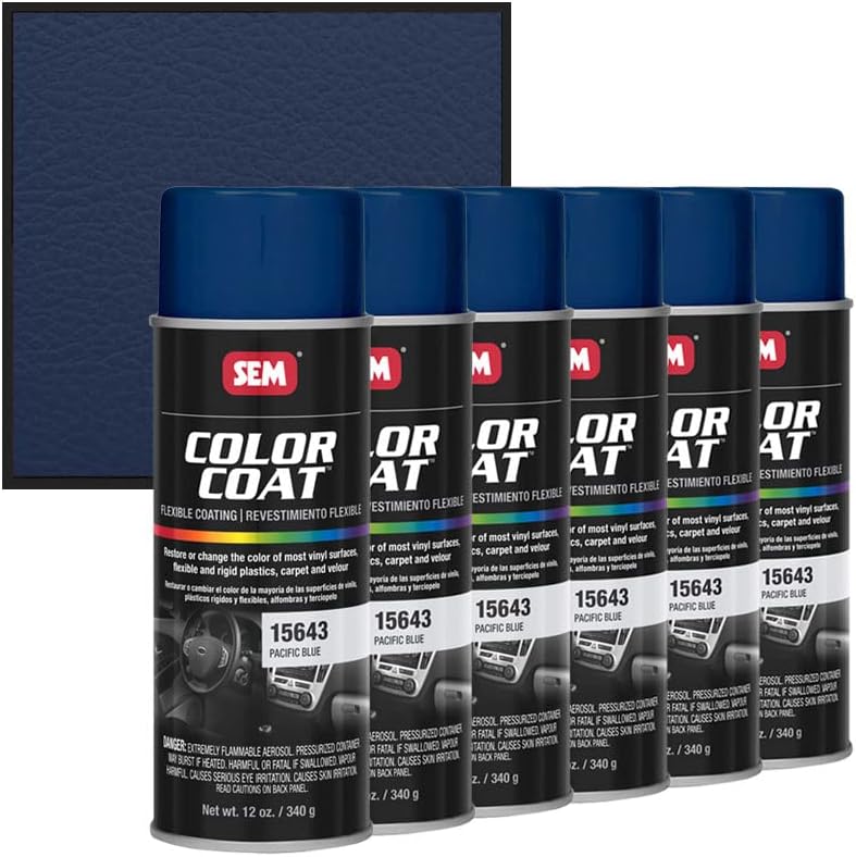 Amazon.com: SEM 15643 Pacific Blue, Color Coat Vinyl Paint
